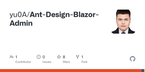 Github Yu0aant Design Blazor Admin