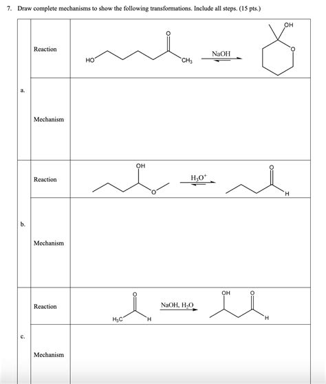 Solved Draw complete mechanisms to show the following | Chegg.com
