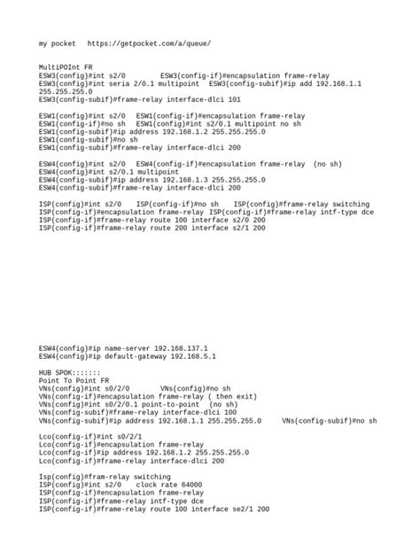 All Configuration In Ccna Pdf Router Computing Internet