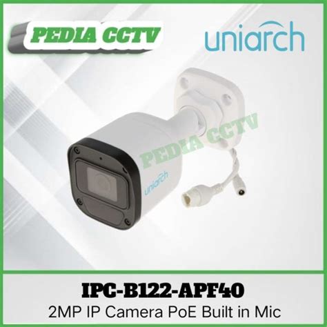 Promo Uniarch Ipc B122 Apf40 2mp Audio Mini Fixed Bullet Ip Camera Cctv Diskon 23 Di Seller