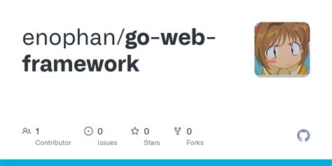 github enophan go web framework