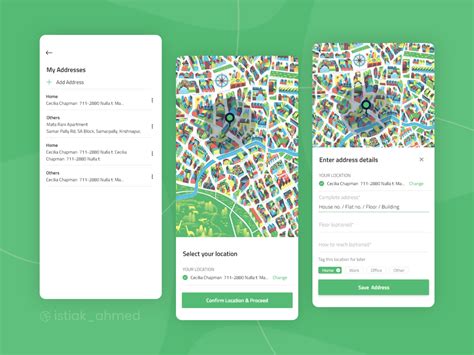 Address Selection Uiux Design Mobile App Design Inspiration Ui Ux