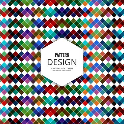 Free Vector Pattern Of Colored Squares