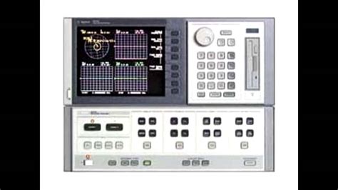 Agilent 8510c Microwave Vector Network Analyzer Youtube