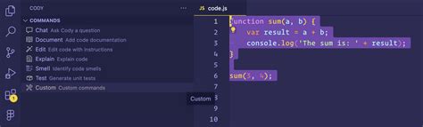 commands sourcegraph docs