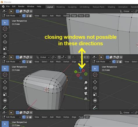 D View How Do I Close The Windows I Opened Using Horizontal In Blender Stack Exchange
