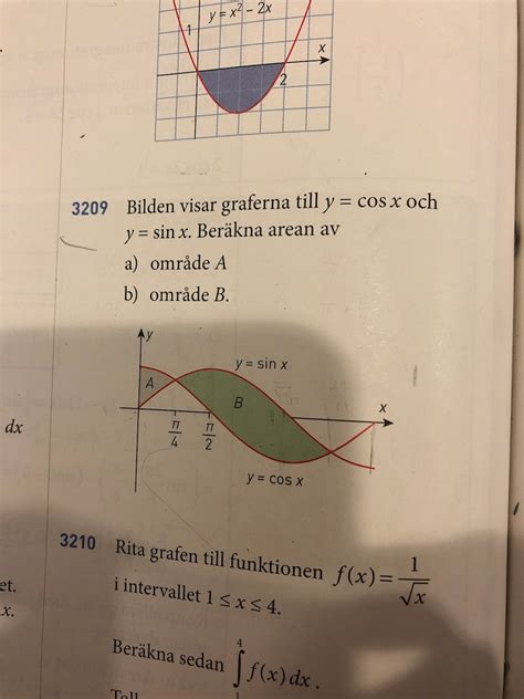 Integral Sinx Cosx Matematik Matte 4 Integraler Och Tillämpningar Pluggakuten