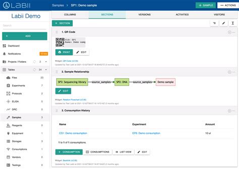 Screenshots Labii Eln And Lims