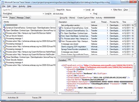 Ibloggable Implemented Wcf Service Trace Viewer Part 2
