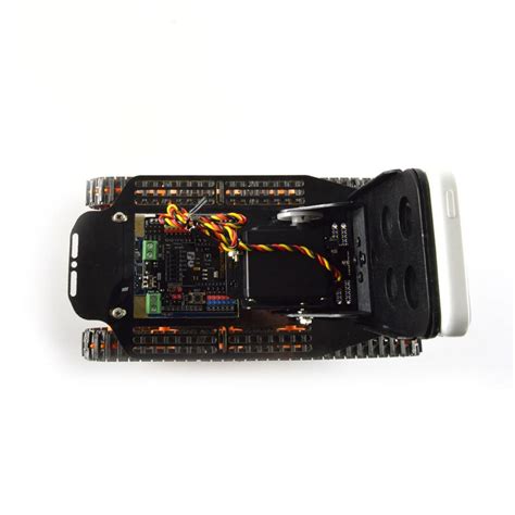 Dfrobotshop Rover V2 Arduino Compatible Tracked Robot Smartphone Kit