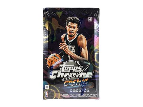 2025 26 Topps Cosmic Chrome Basketball Hobby Box Da Card World
