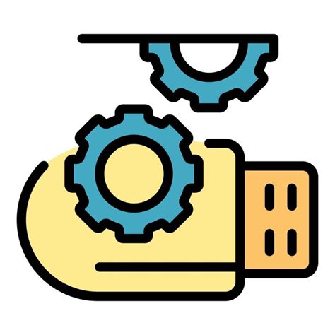 Premium Vector Usb Cyber Icon Outline Vector Fraud Theft Secure Key Color Flat