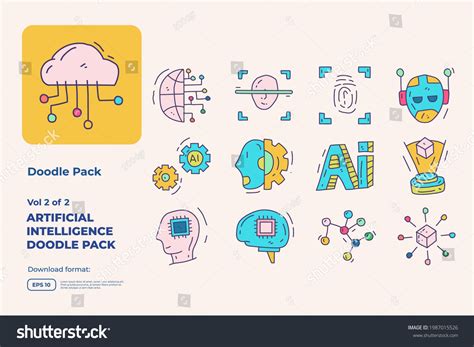 Artificial Intelligence Ai Concept Circuit Board Stock Vector Royalty Free