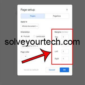 1 Inch Margins Google Docs Guide Solve Your Tech