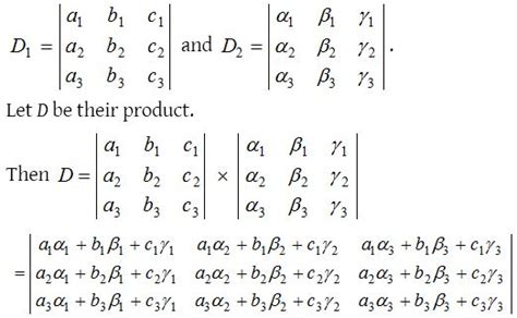 determinant of a matrix cbse library