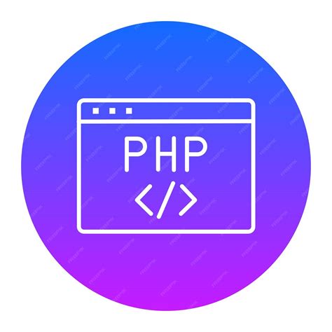 Premium Vector Php Coding Vector Illustration