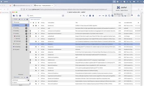 jabref · issue 1001 · thatguysam doesitarm · github