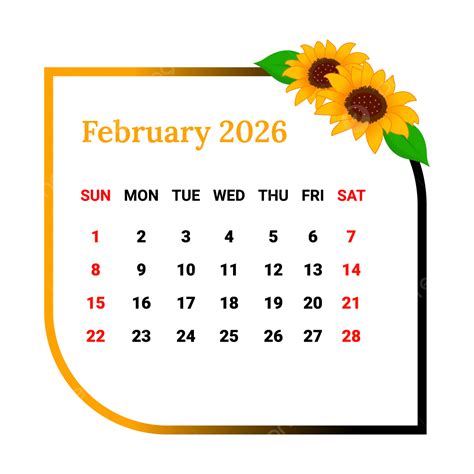 Gambar Kalender Februari Png Vektor Psd Dan Clipart Dengan Background Transparan Untuk