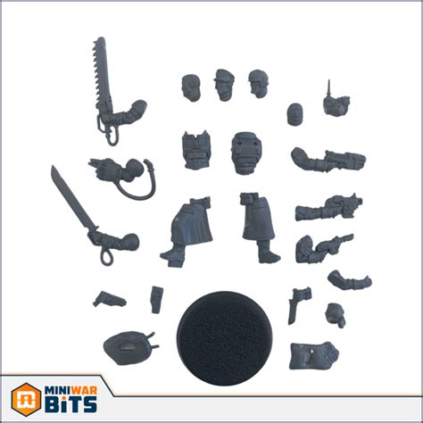 Cadian Command Commander Single Figure Miniwar Bits