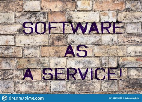 Handwriting Text Software As A Service Concept Meaning Mobile Apps And