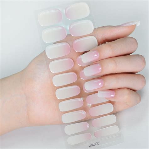 Semicured Uv Gel Nail Sticker Kit Napretty