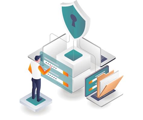 Premium Vector Man Entering Security Password