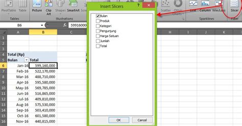 Cara Buat Slicer Di Excel Hongkoong