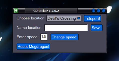 Tool Gd Hacker Gui For 1203 X64 Game Speed Teleport
