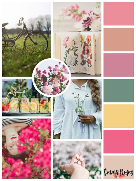 Spring Moodboard Spring Lovers Kit Seven Roses