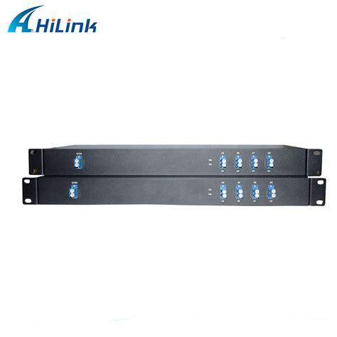 1u Rackmounted 8ch Passive Dwdm Device Ch43 Ch50 Single Fiber Lcupc
