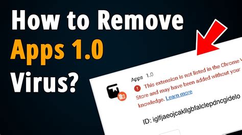 how to remove chrome extension apps 1 0