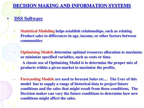 Ppt Management Information Systems Enhancing Decision Making Lecture Notes 8 Powerpoint