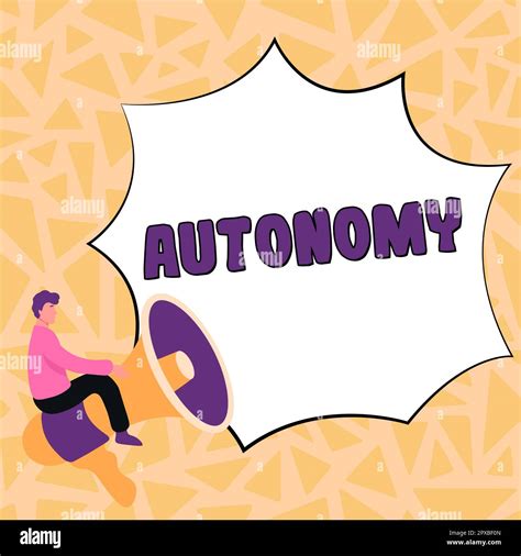 Conceptual Display Autonomy Word Written On Vehicle That Can Guide Itself Without Human