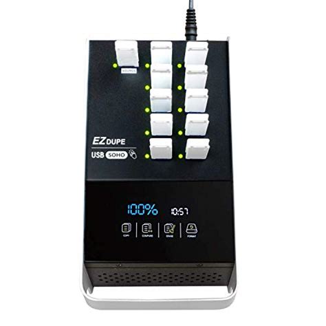Ez Dupe 1 To 10 Usb Duplicator With Touch Screen Multiple Flash Drive Mass Storage Memory Card