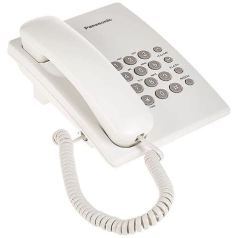 panasonic corded intercom phone kx ts500fx white konga online
