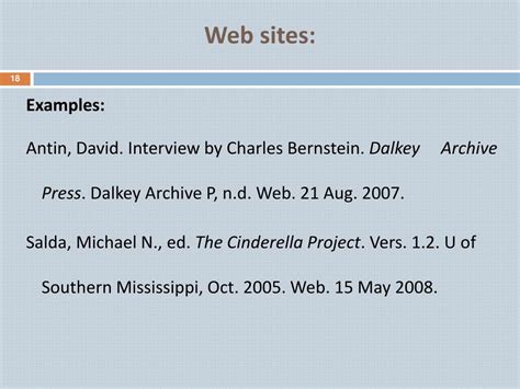 PPT MLA Documentation 7th Edition PowerPoint Presentation Free Download ID 2038585