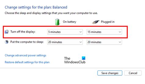 How To Change Screen Turn Off Timeout In Windows