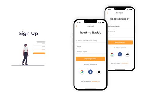 Reading Buddy Mobile App UX UI Case Study Behance