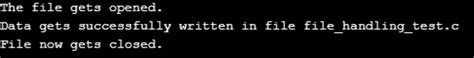 File Handling In C Different Attributes With Examples