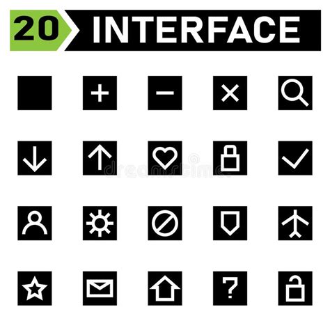 Interface Icon Include Blank Square Interface Plus Add New Open