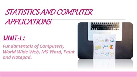 Statistics And Computer Applications Presentation Pptx