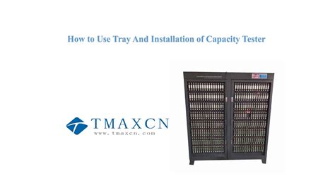 How To Use Tray And Installation Of Capacity Tester Youtube