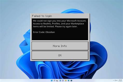 minecraft error code obsidian how to solve it