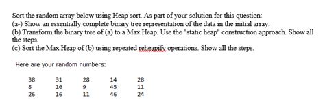 Solved Note You Should NOT Write Or Use A Computer Program Chegg