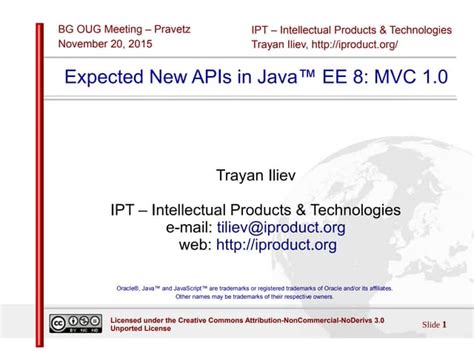 New Mvc 10 Javaee 8 Api Ppt