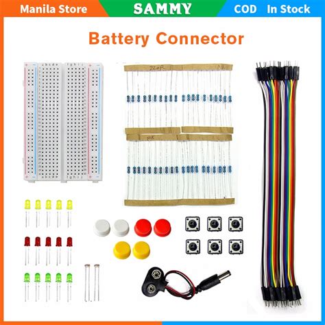 Starter Kit Uno R3 With Mini Breadboard Jumper Button Compatible Easy Kit For Arduino UNO R3