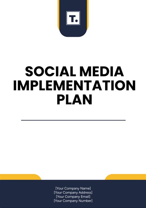 Free Implementation Plan Templates Editable And Printable