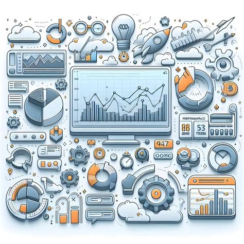 3d Flat Icon As Business Dashboard Illustration With Blank Area For