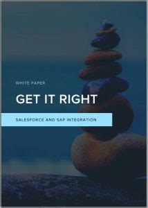 Get It Right SalesForce And SAP Integration Integral