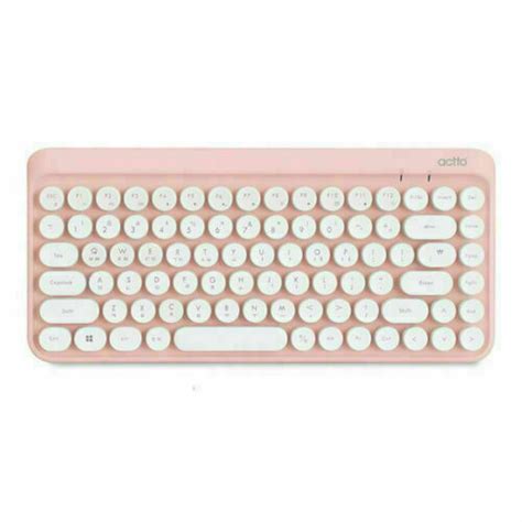 Actto Retro Mini Wireless Keyboard Korean English Layout Pink In Nepal At Npr 13768 Rating 5